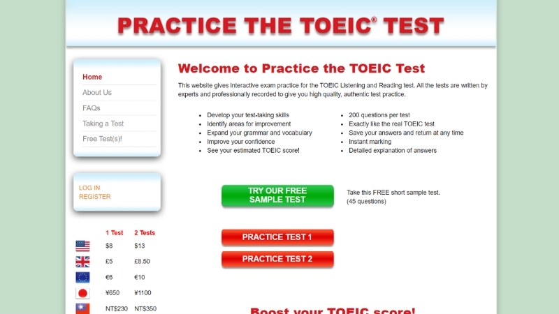 Top 7 website luyện thi TOEIC online miễn phí, chất lượng